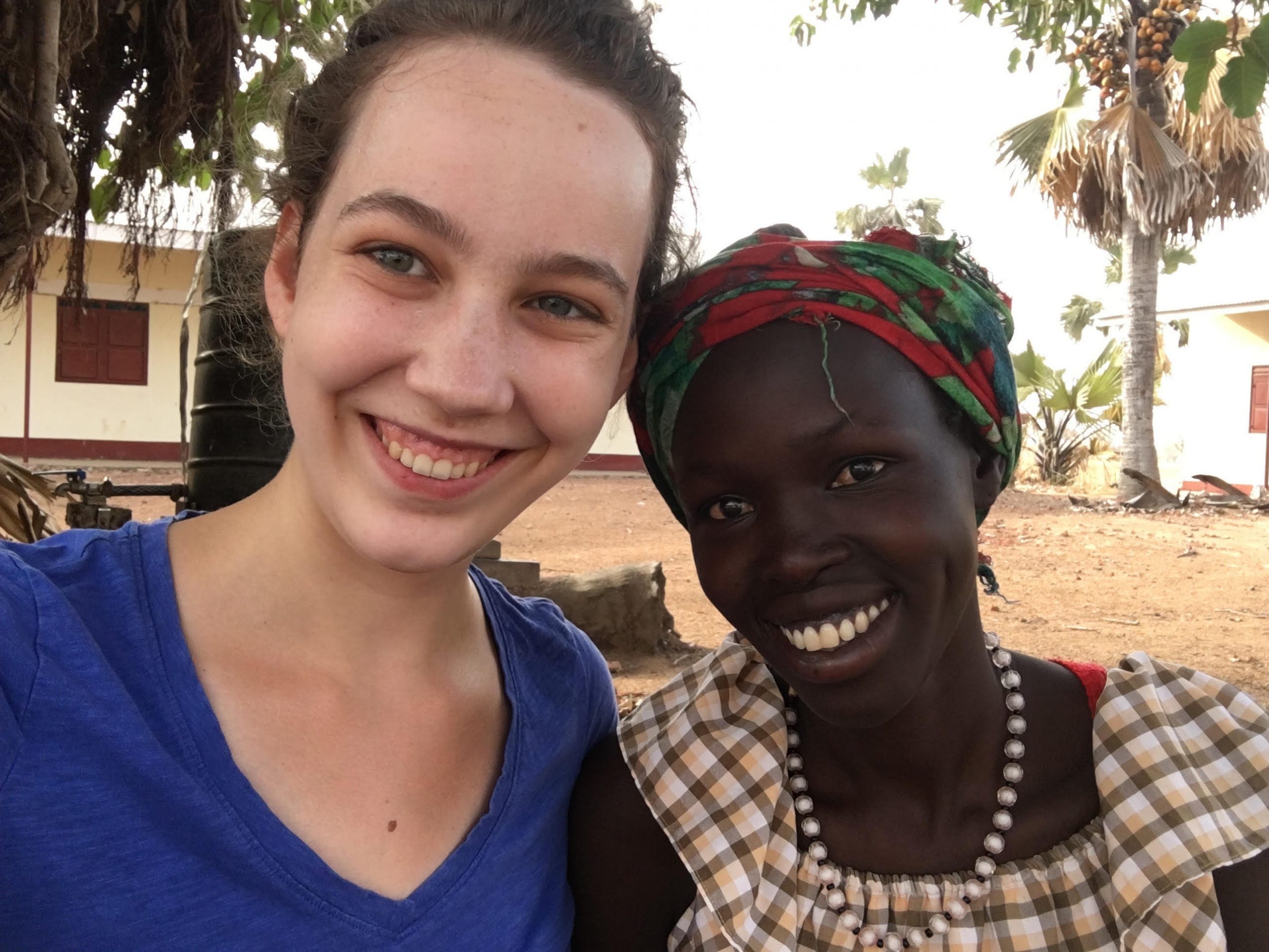 Anna Lise with a local CCS teacher - RP Global Alliance