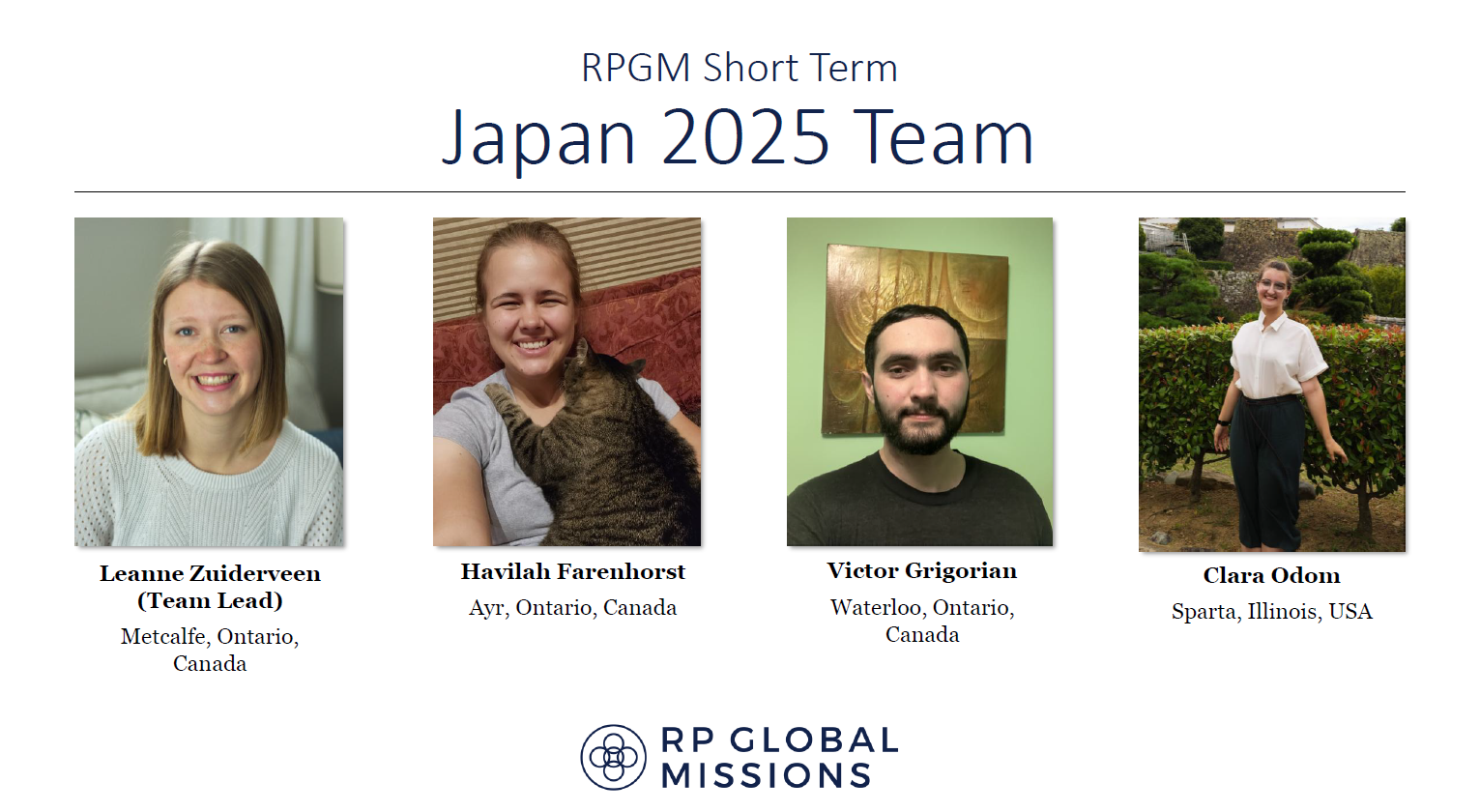 Japan RP Global Missions Short-Term Team 2025 - RP Global Alliance